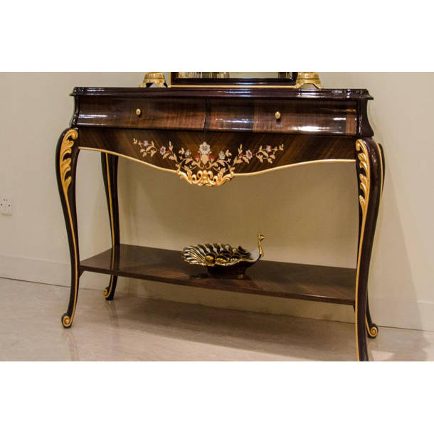 InfinityFurnitureImport Rectangle Solid Wood Mirror & Reviews | Wayfair