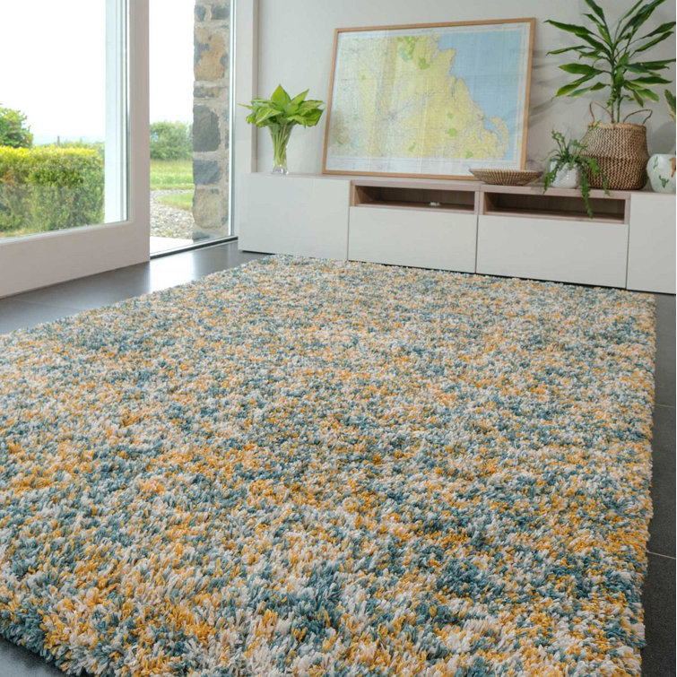 Wayfair Blue Yellow Rug at Priscilla Scott blog