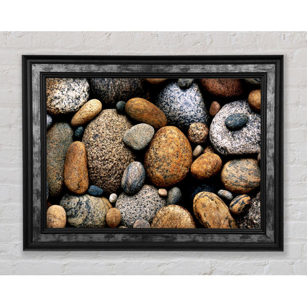 Bright Star Pebbles - Single Picture Frame Print | Wayfair.co.uk