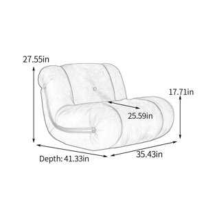 Comfort Zone Furniture.e Modern Living Room Household Rocking Chair ...