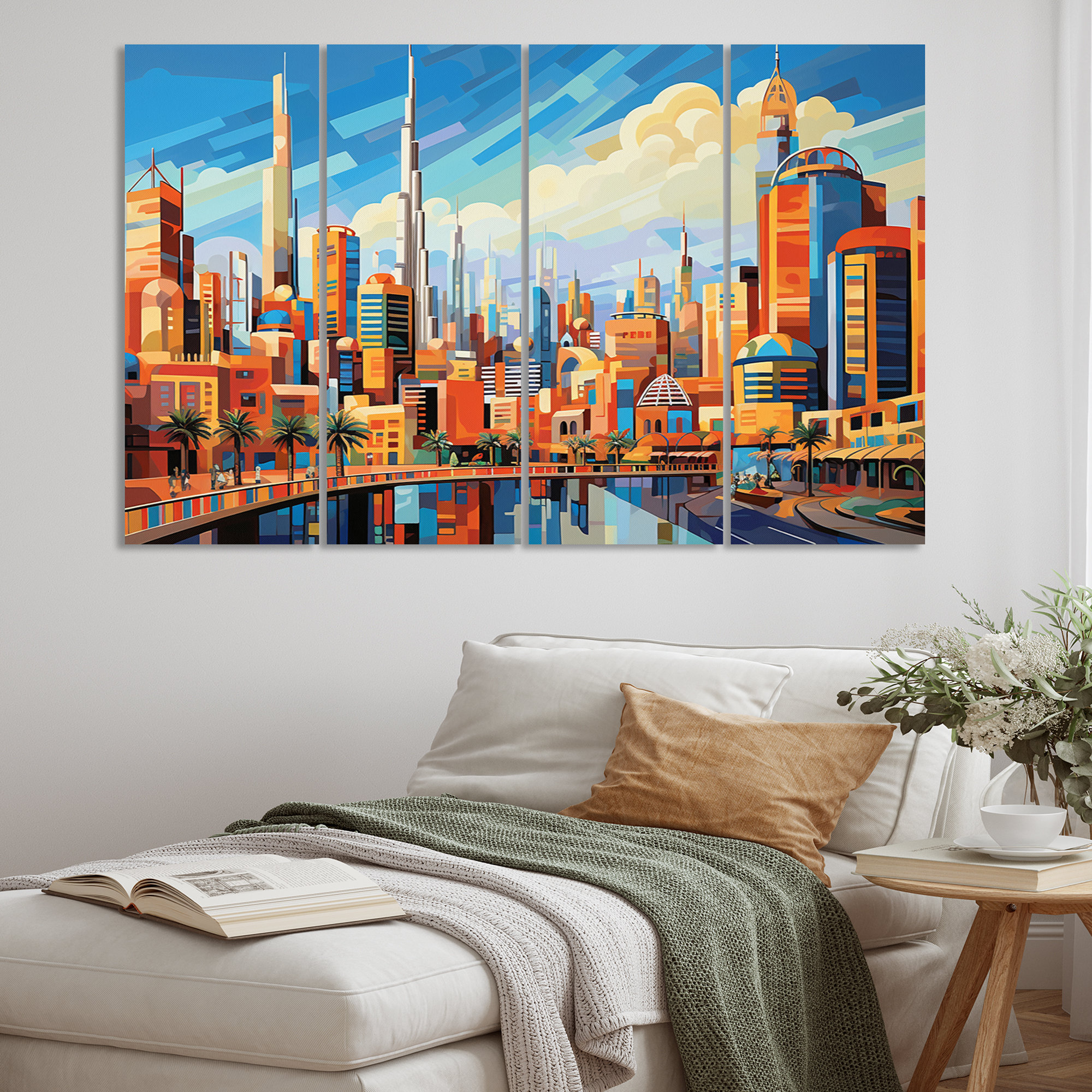 Winston Porter Pop Art Dubai Cityscape III - Cityscapes Wall Decor - 4 ...