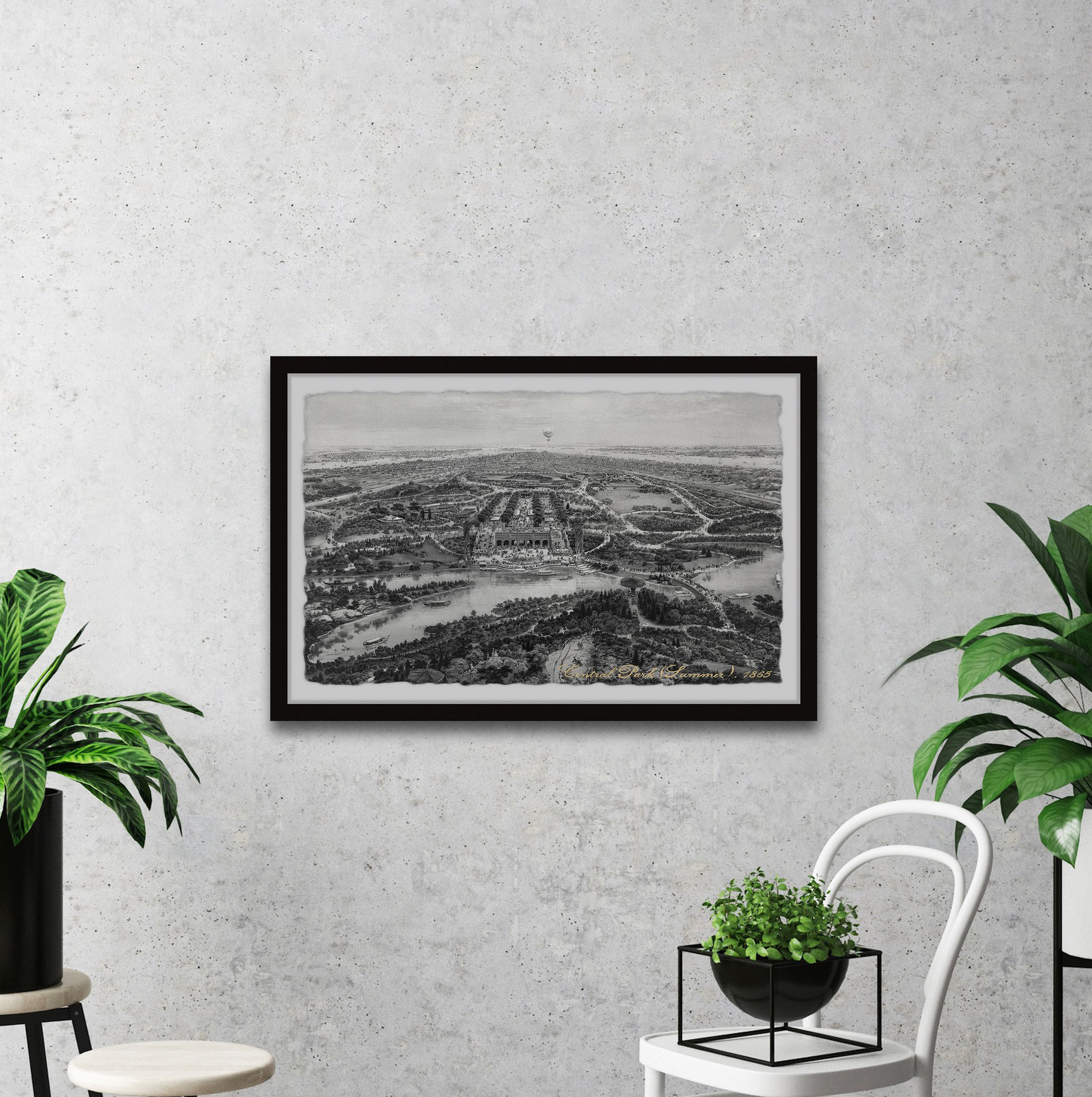 Ebern Designs City Top View - Picture Frame Graphic Art Print on Paper ...