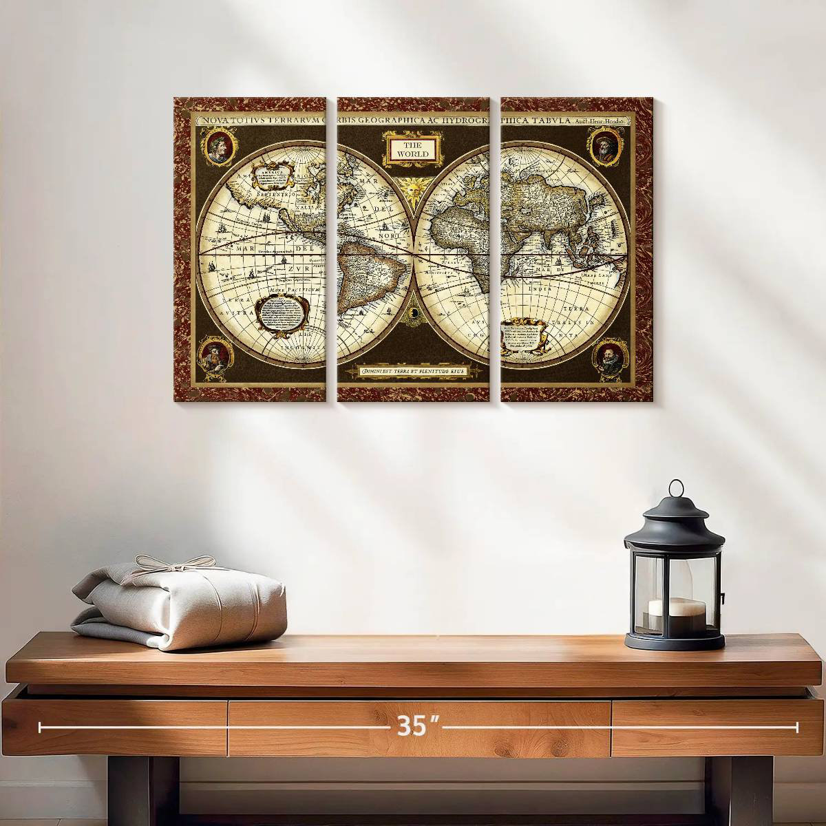 Breakwater Bay Aliaz Decorative World Map | Wayfair