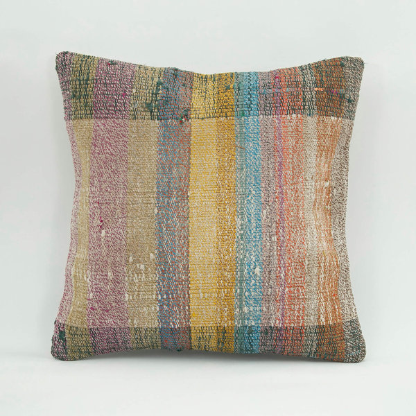Latitude Vive Oisin Striped Square Throw Cushion Cover | Wayfair.co.uk