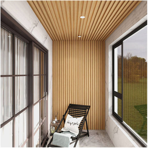 e-Joy 106.5" x 6.5" PVC Shiplap Wall Paneling & Reviews | Wayfair