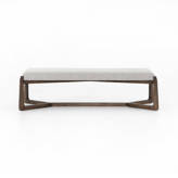 AllModern Booker Polyester Blend Upholstered Bench & Reviews | Wayfair