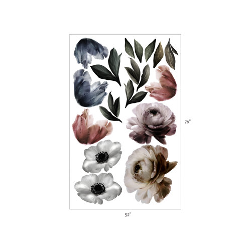 Red Barrel Studio® Plants & Flowers Wall Decal & Reviews | Wayfair