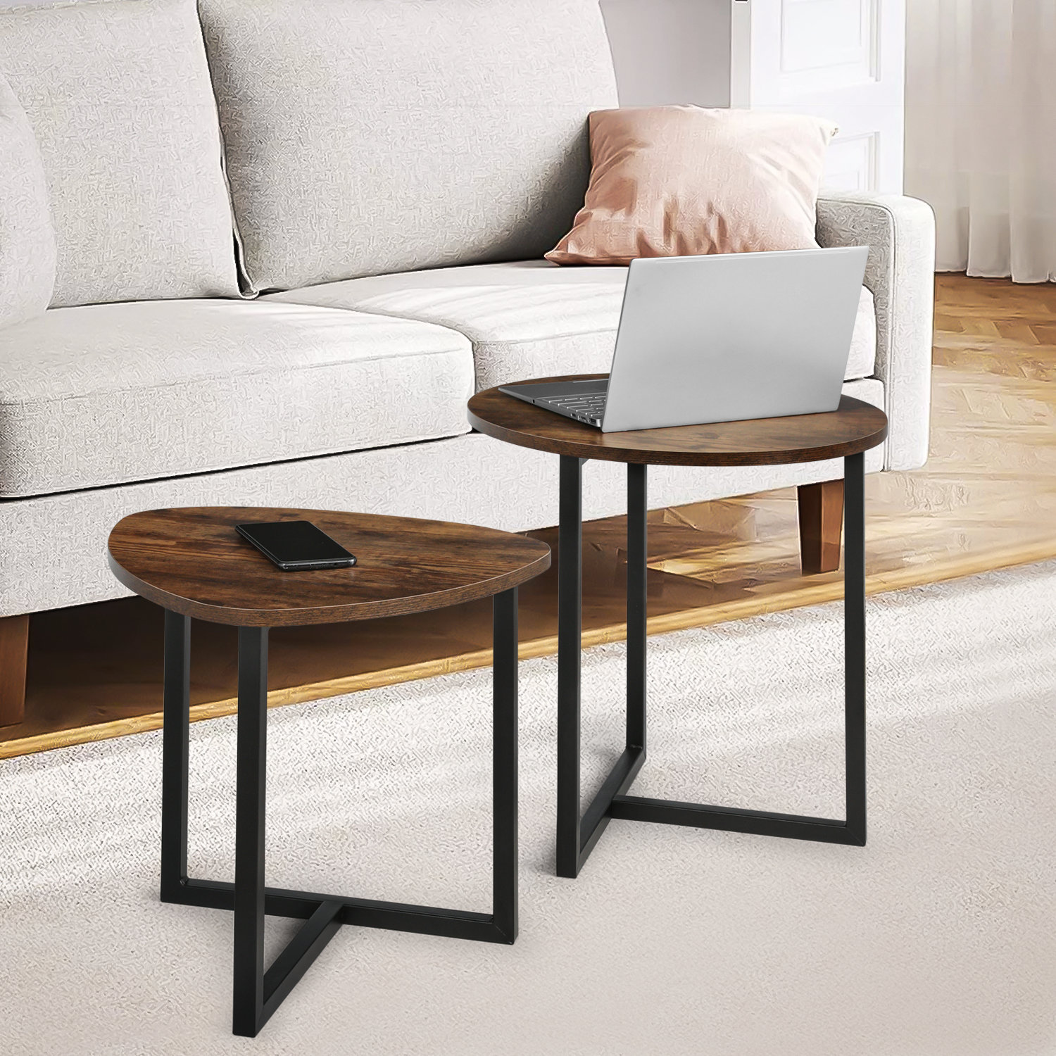 MoNiBloom 2 Piece Modern Nesting Coffee Table Set & Reviews - Wayfair ...
