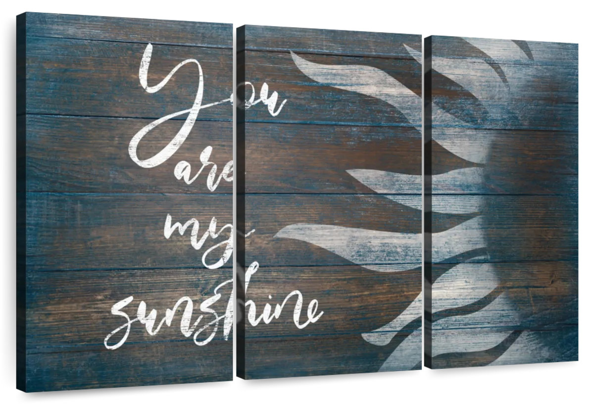 Trinx Kema You Are My Sunshine Typography Wall Sign - Wayfair Canada