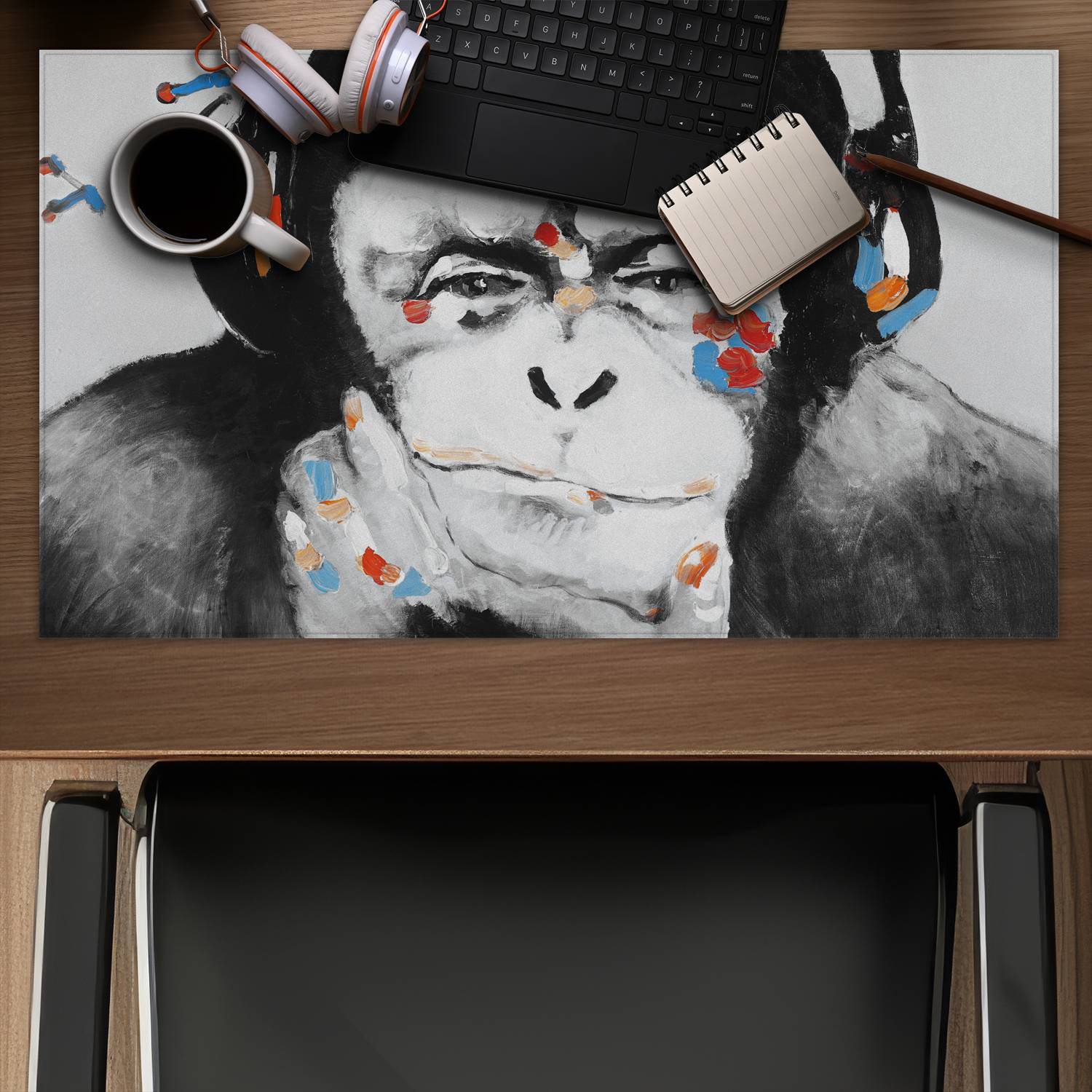 Begin Edition International Inc. Monkey with headphones - 14.00