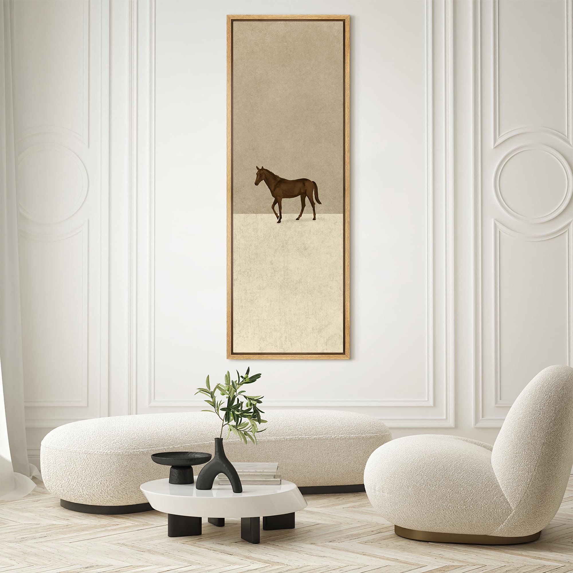 wall26 Vintage Pine Tree Drawing Classic Country Rustic Artwork - Extra ...