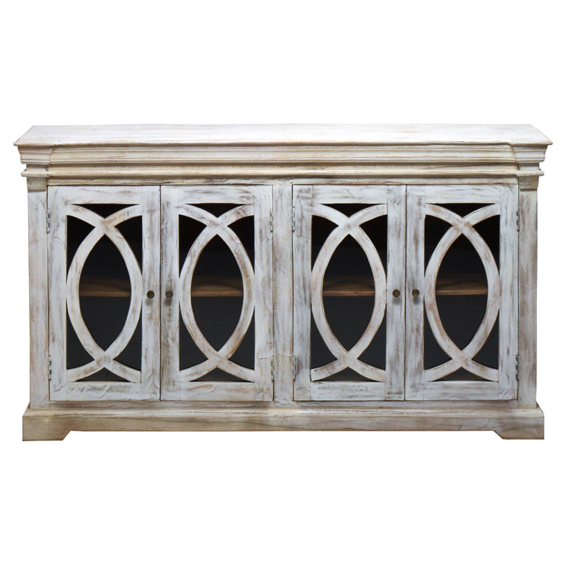 Rosalind Wheeler Anesty 70" Wide Mango Solid Wood Sideboard | Wayfair