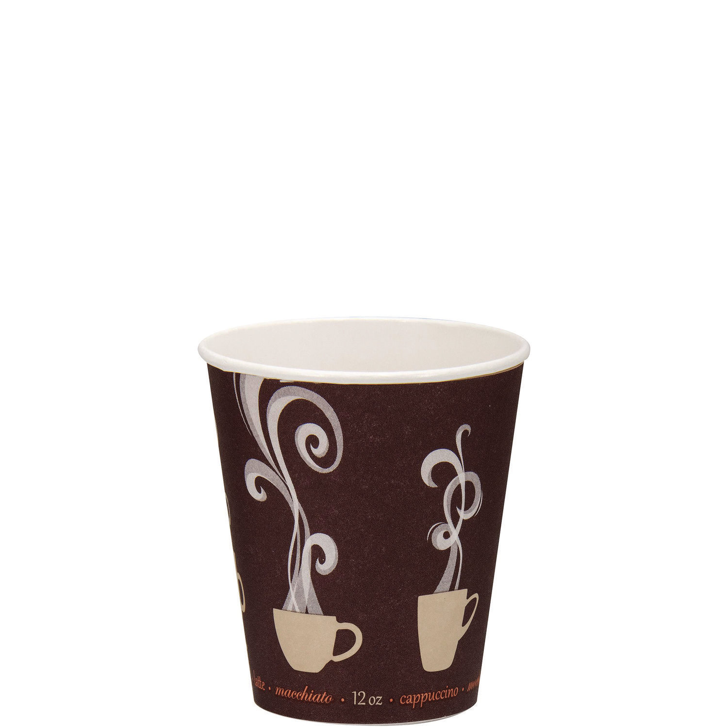 SOLO® SOLO Thermoguard Insulated Paper Hot Cups, 12 Oz, Steam Print ...