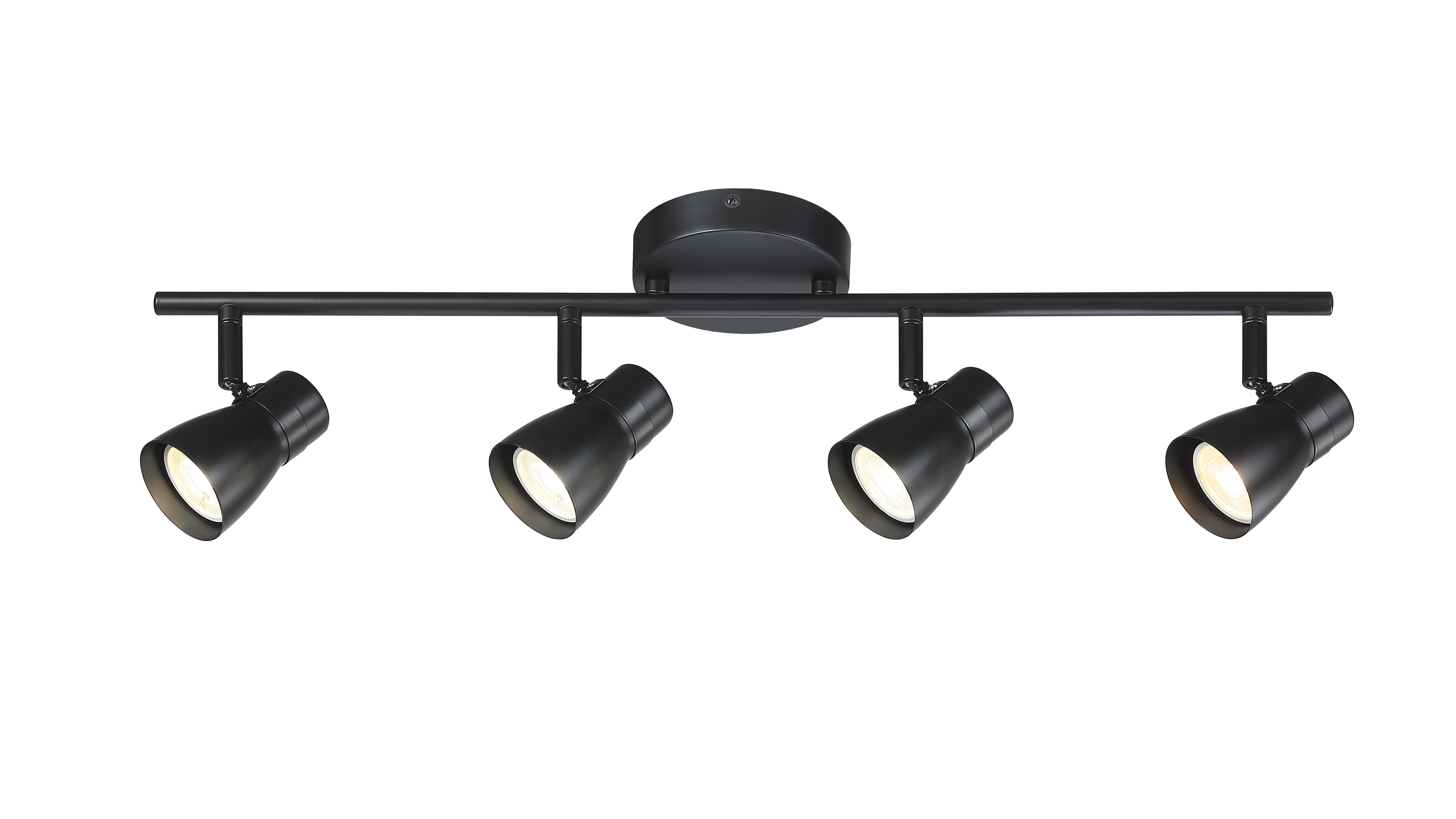 Flsnt 4-light Led Track Lighting Ceiling Fixture, Adjustable Track ...