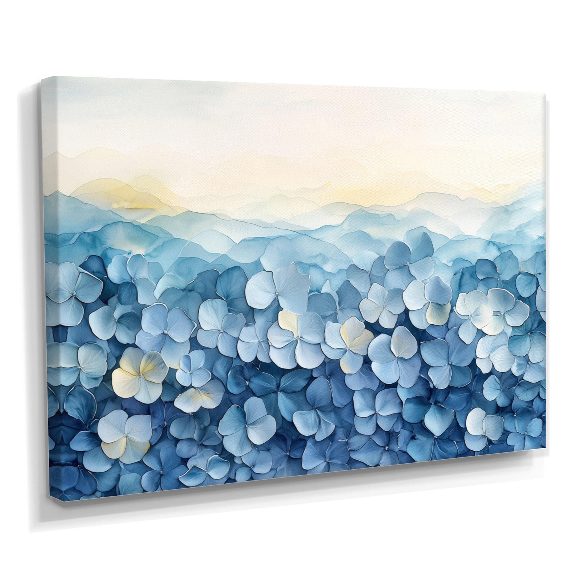 Winston Porter Abstract Hydrangea Horizon Of Simplicity IV - Hydrangea ...