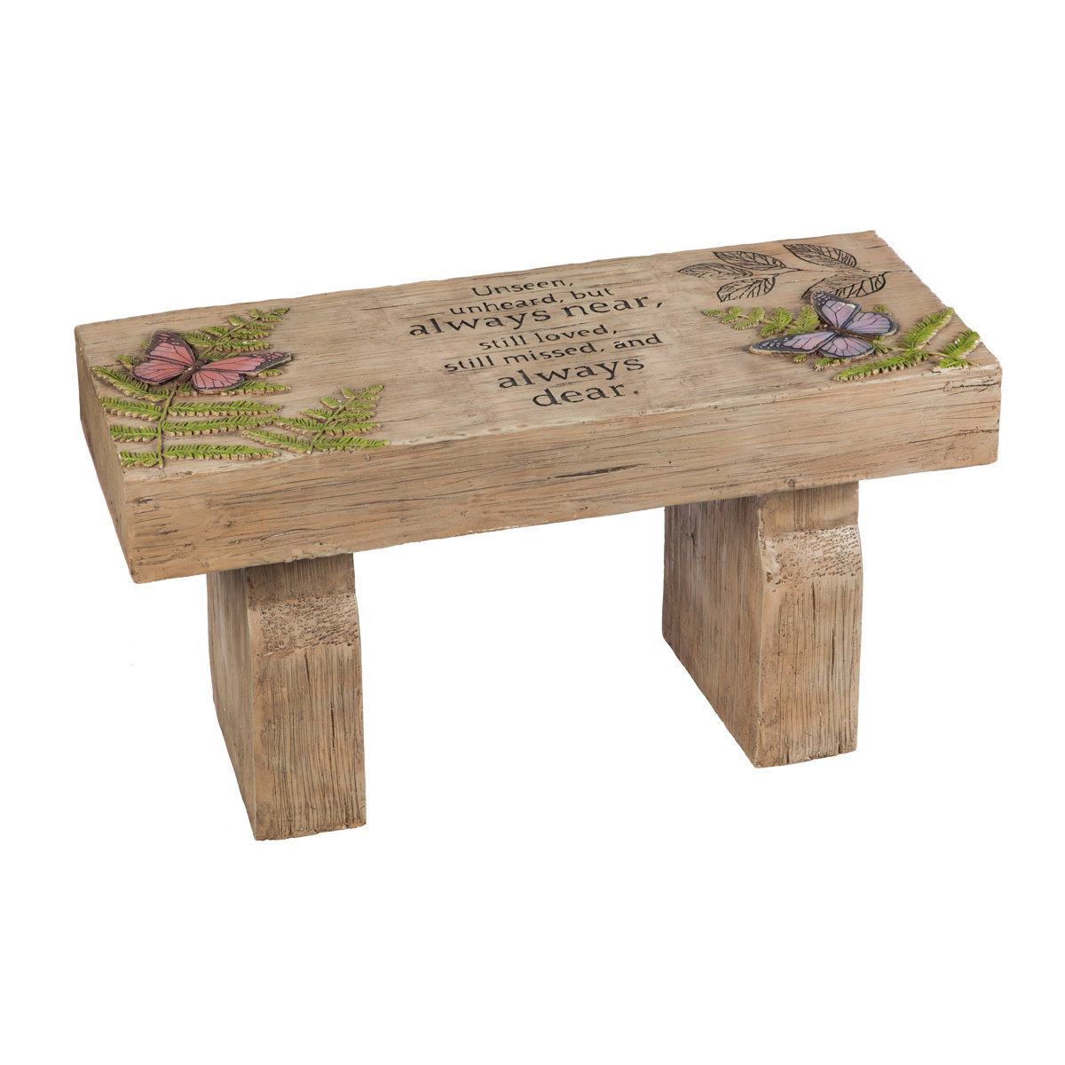 Gracie Oaks Estavan Memorial Outdoor Bench & Reviews | Wayfair