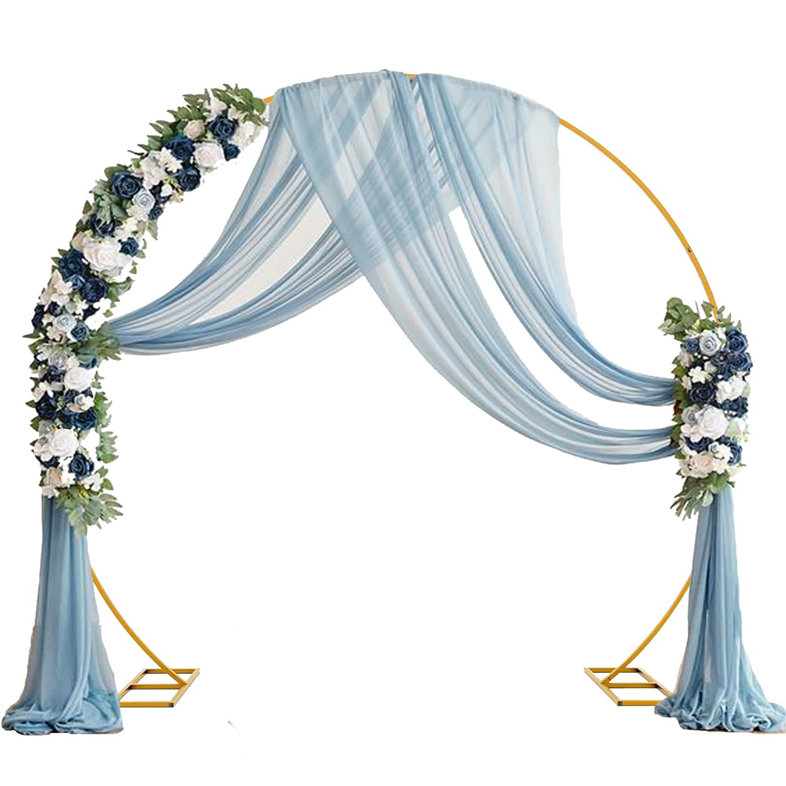IFBECT 7.2 FT Thickened Metal Wedding Arch Circle Arch Stand | Wayfair