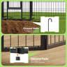 Magshion 8-Panel 32" Height Metal Dog Playpen – Portable Exercise Pen ...