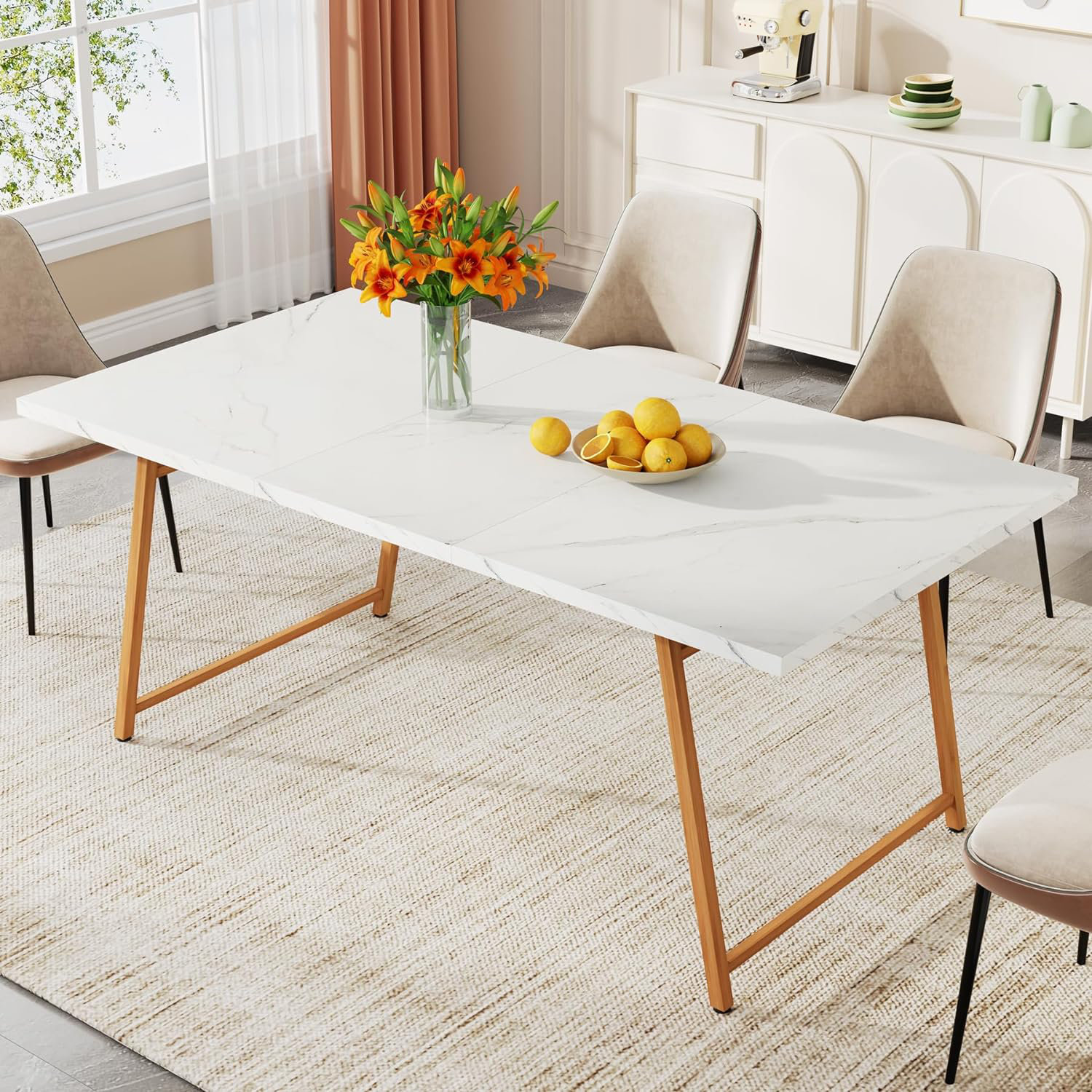 Wade Logan® Brenndon Rectangular Dining Table | Wayfair