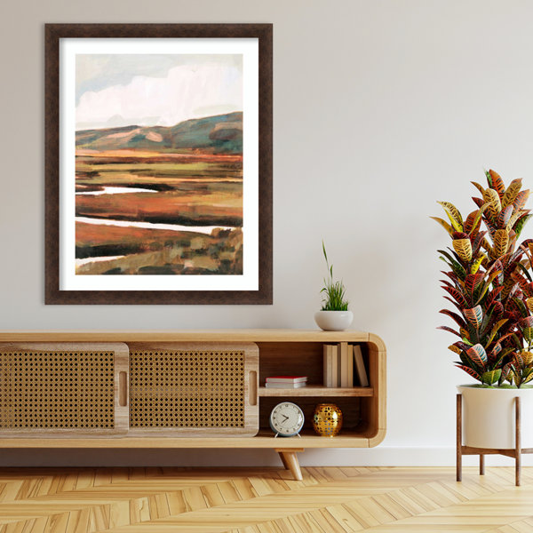 Amanti Art Mountain Field II Framed On Paper by Victoria Borges Print ...