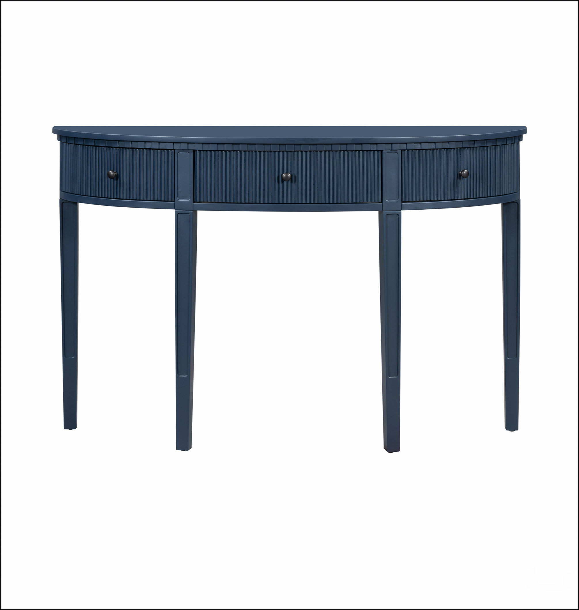 George Oliver Distinctive Features of Pine Veneer Console Table with ...