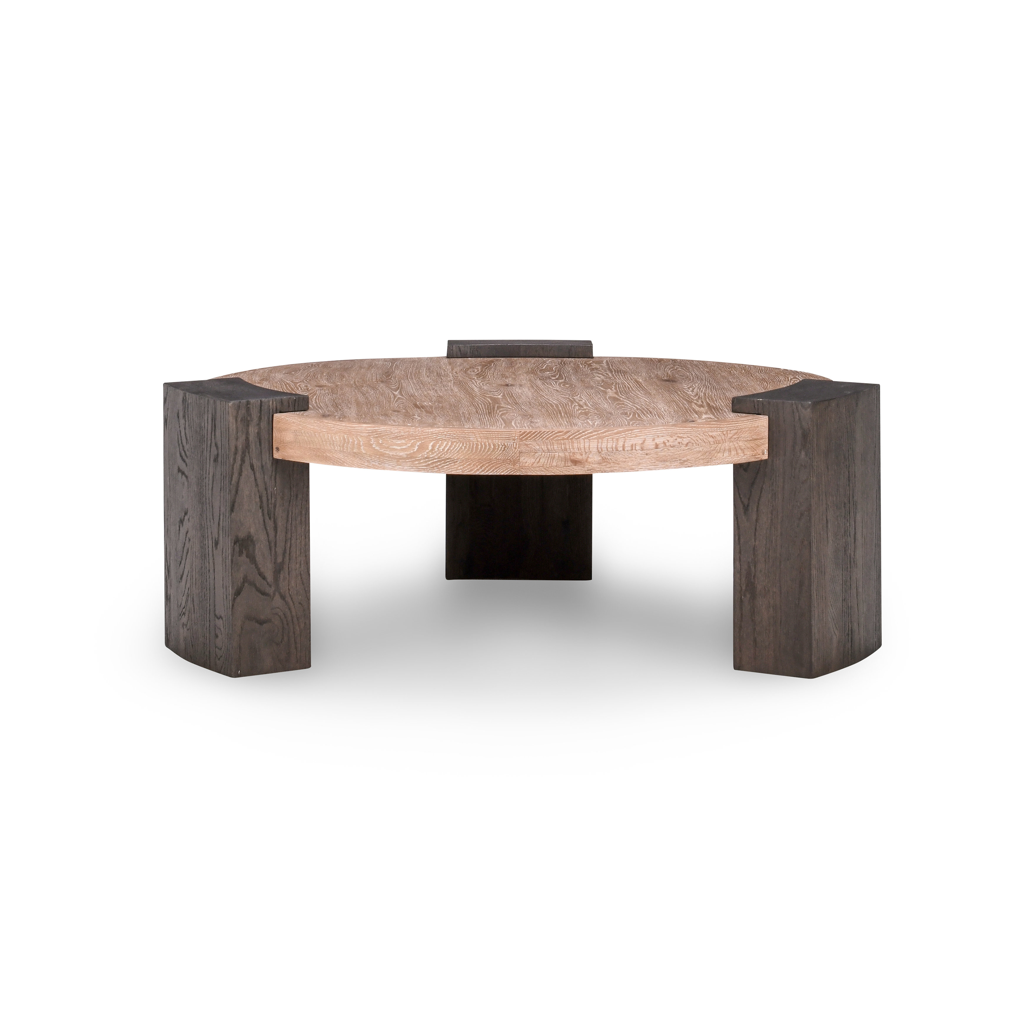 Classic Home Rio Wood Round Coffee Table In Dark Brown | Wayfair