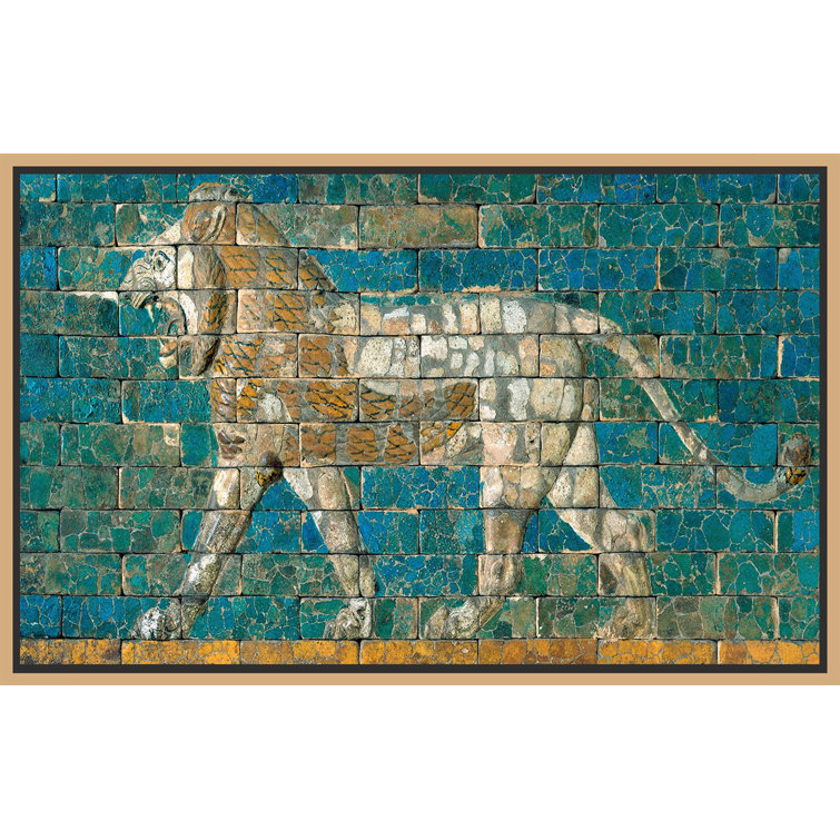 Bungalow Rose Panel With Striding Lion - Wayfair Canada