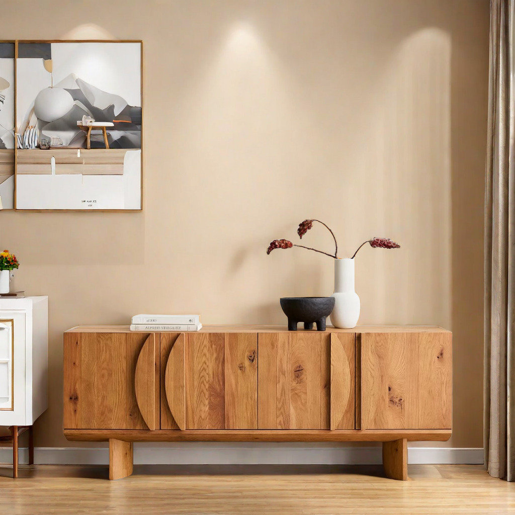 Atta Avenue Small Solid Wood Accent Cabinet Solid Wood Accent Cabinet ...