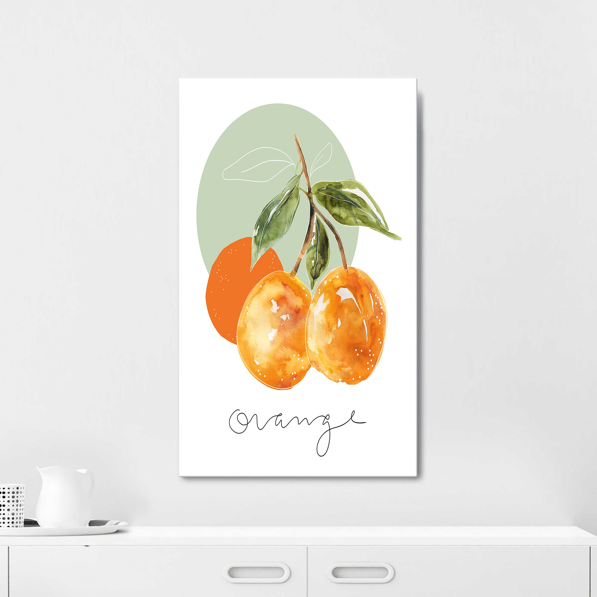 Rosalind Wheeler "Orange" by Carol Robinson Print on Canvas | Wayfair
