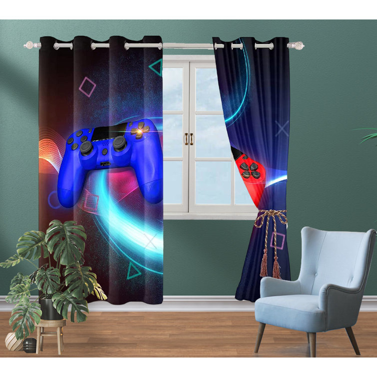 Frifoho Red Blue Game Controller Thermal Insulated Printed Polyester ...