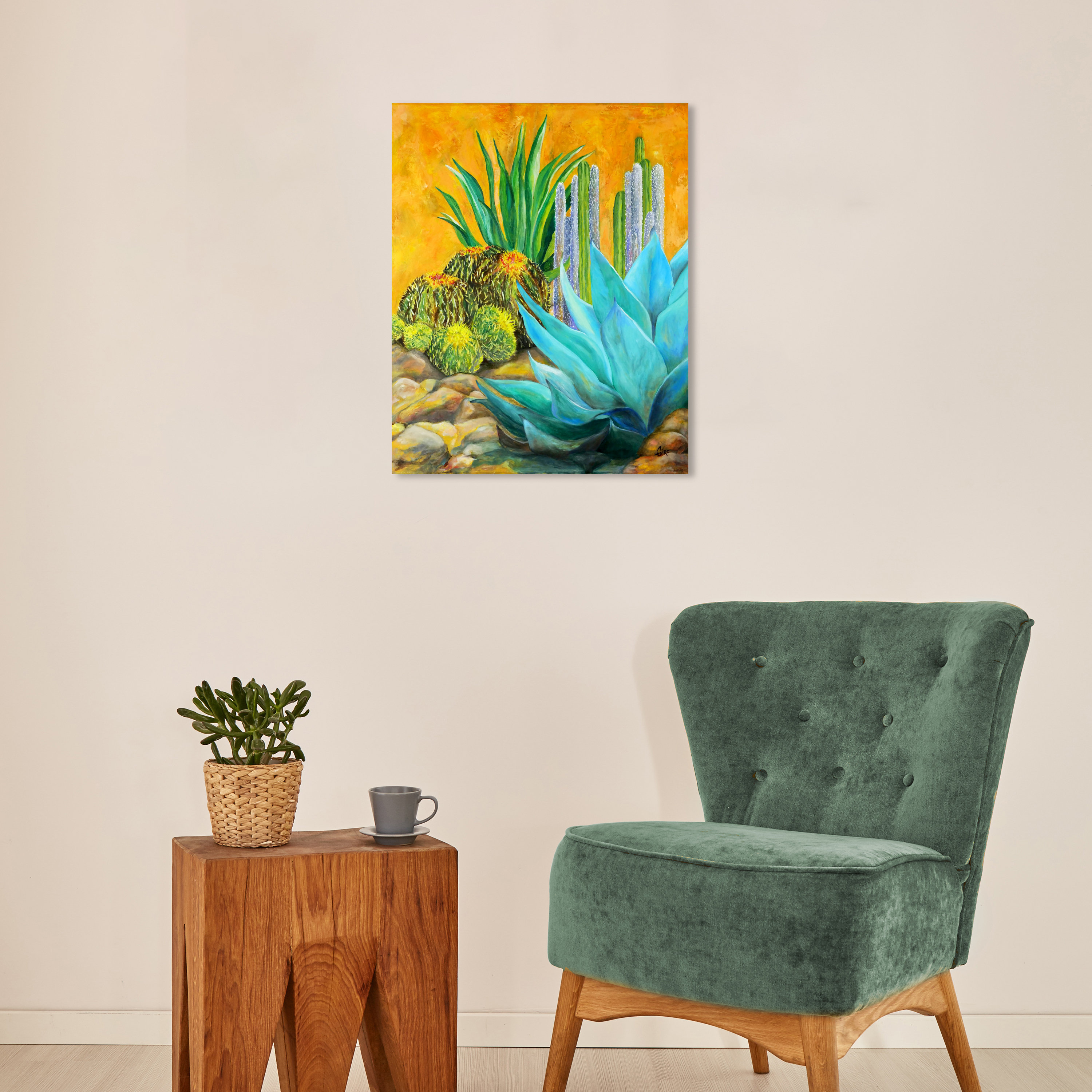 Dakota Fields Floral and Botanical Vivian Fache - Giro-Cactus ...