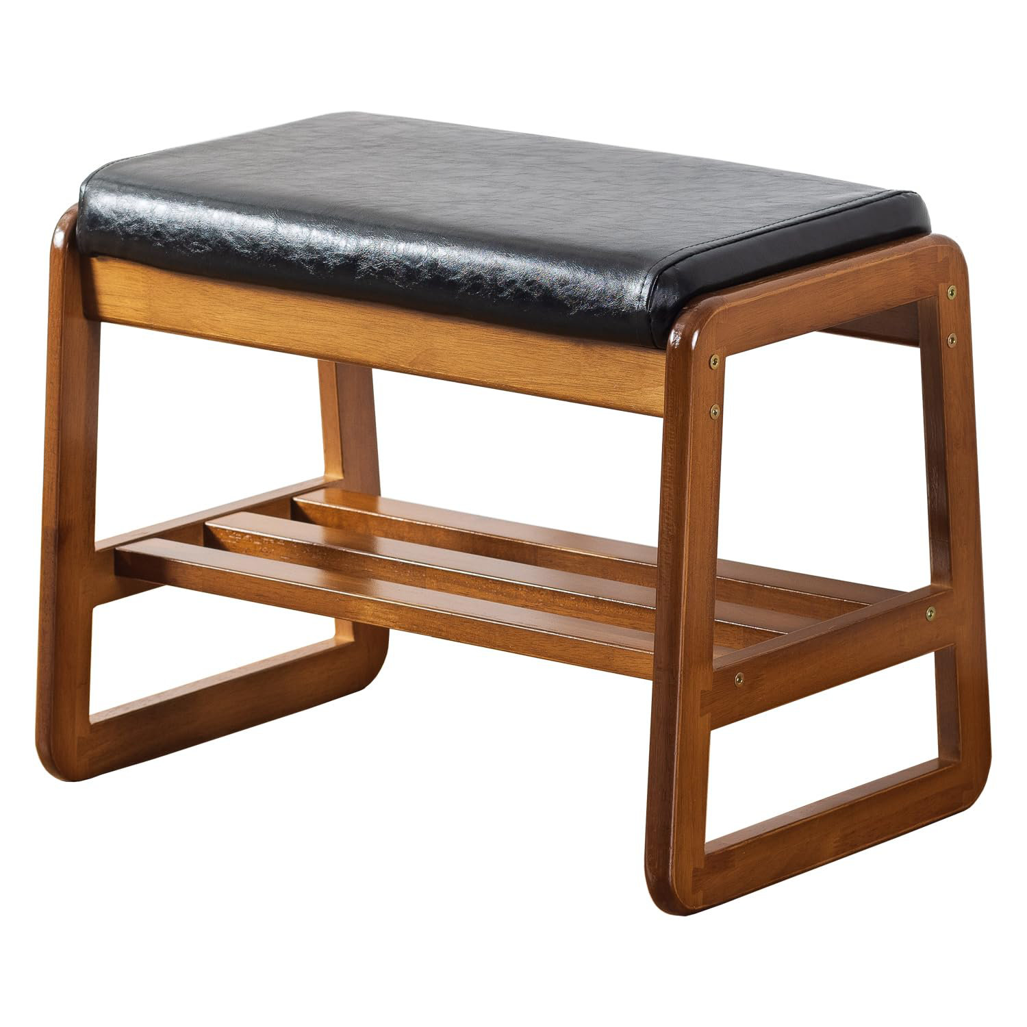 Hokku Designs 2 Tier Wooden Entryway Bench, 21.65IN | Wayfair