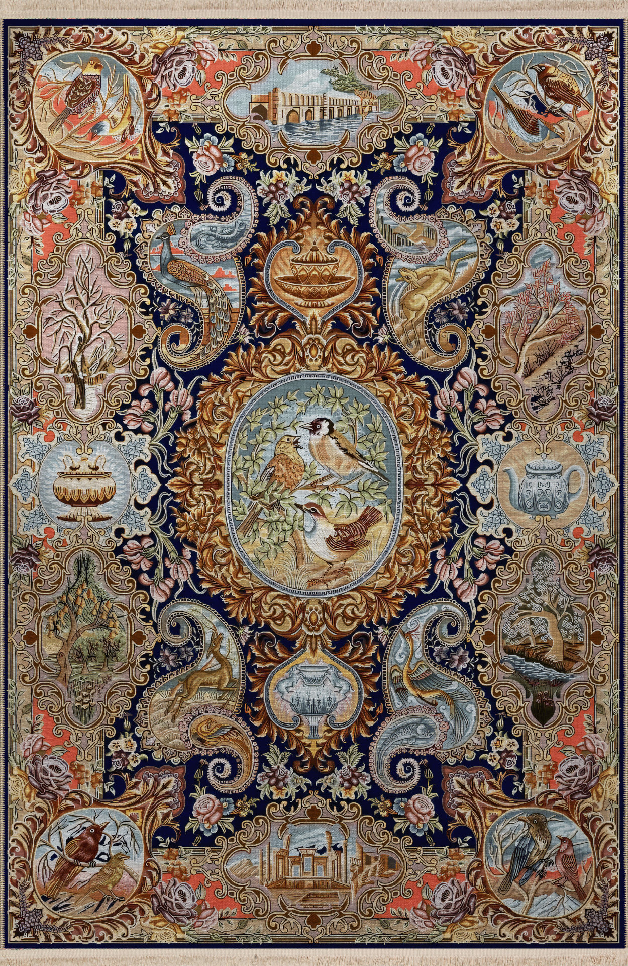 Bloomsbury Market Multi-Colored Traditional Motif Ethnic Patterned ...