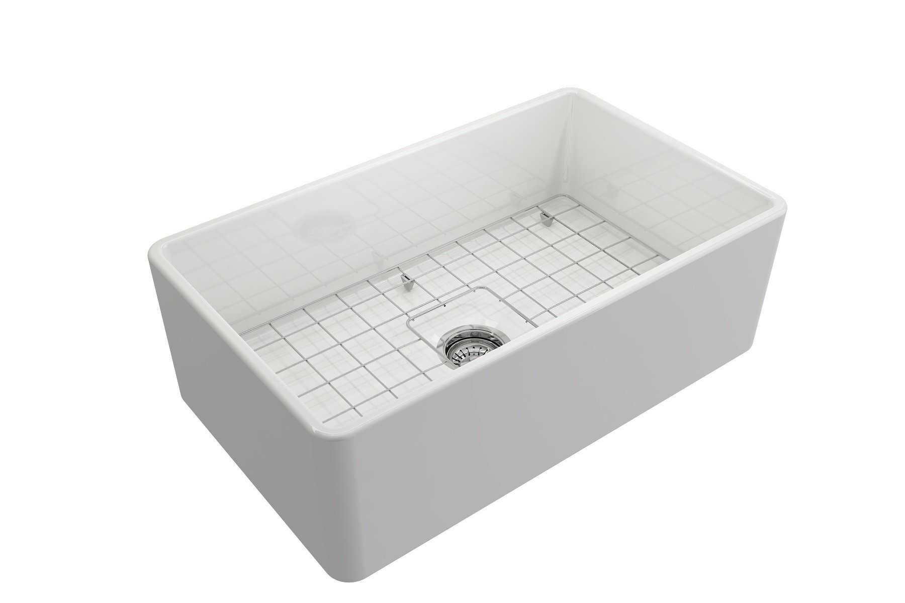 BOCCHI 30" L x 18" W Farmhouse Kitchen Sink with Accessories | Perigold
