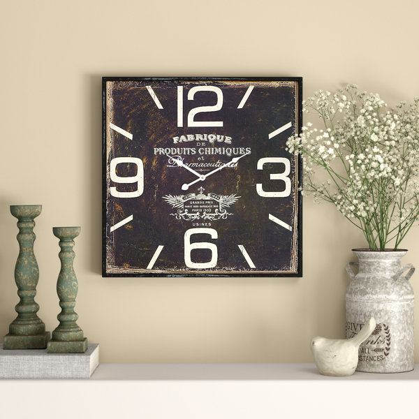 August Grove® Philo Wood Wall Clock & Reviews | Wayfair