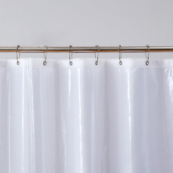 Ebern Designs Sarahjean Heavy Weight Solid Shower Curtain Liner With ...