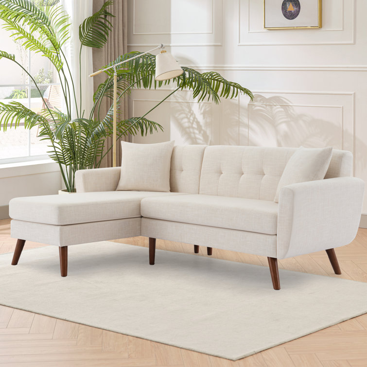 Corrigan Studio® Jadier 2 - Piece Upholstered Sectional & Reviews | Wayfair