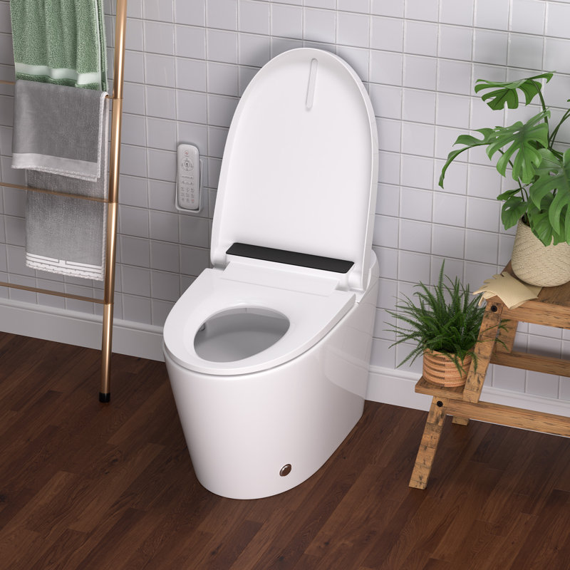 BCAN Smart Toilet With Tankless Bidet Wash, Auto-open Lid/seat, 1.28 ...