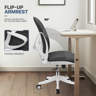 Inbox Zero Desk and Chair Rotable Chair with Wheels Desk with Storage ...