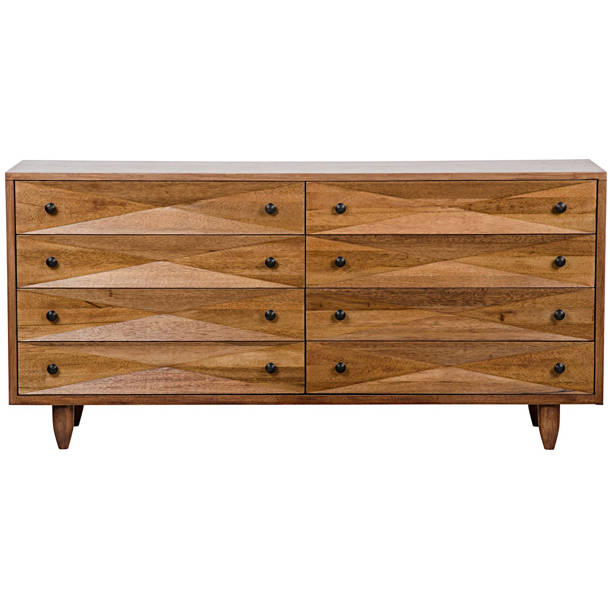 Noir Diamond Solid Wood Accent Chest | Wayfair