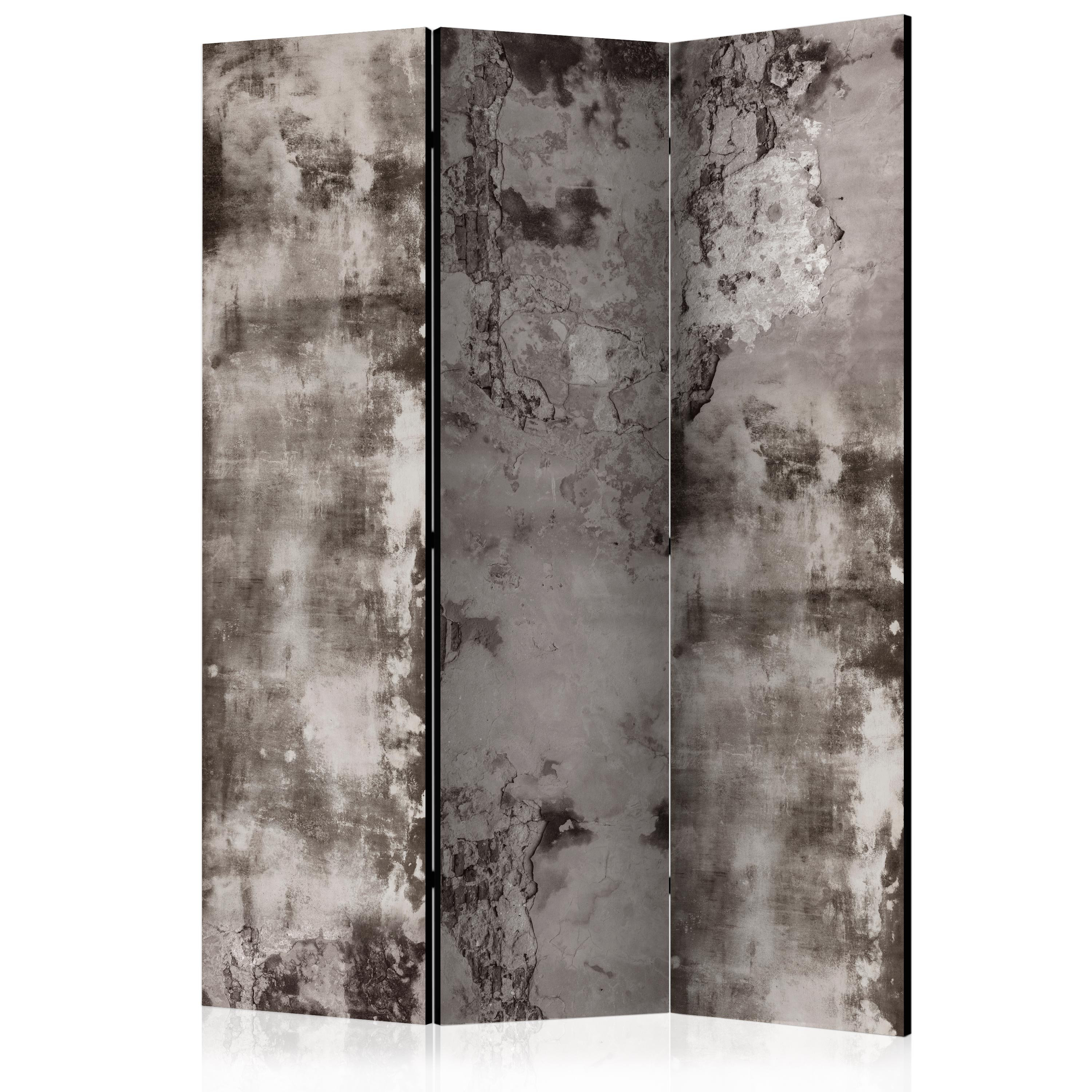East Urban Home Old Plaster 53'' W x 68'' H 3 - Panel Solid Wood ...