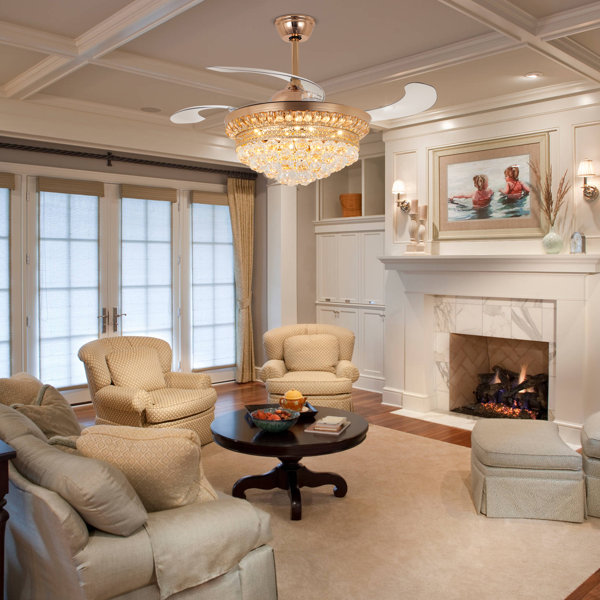 Rosdorf Park 42'' French 4 - Blade Ceiling Fan With Remote Control and ...