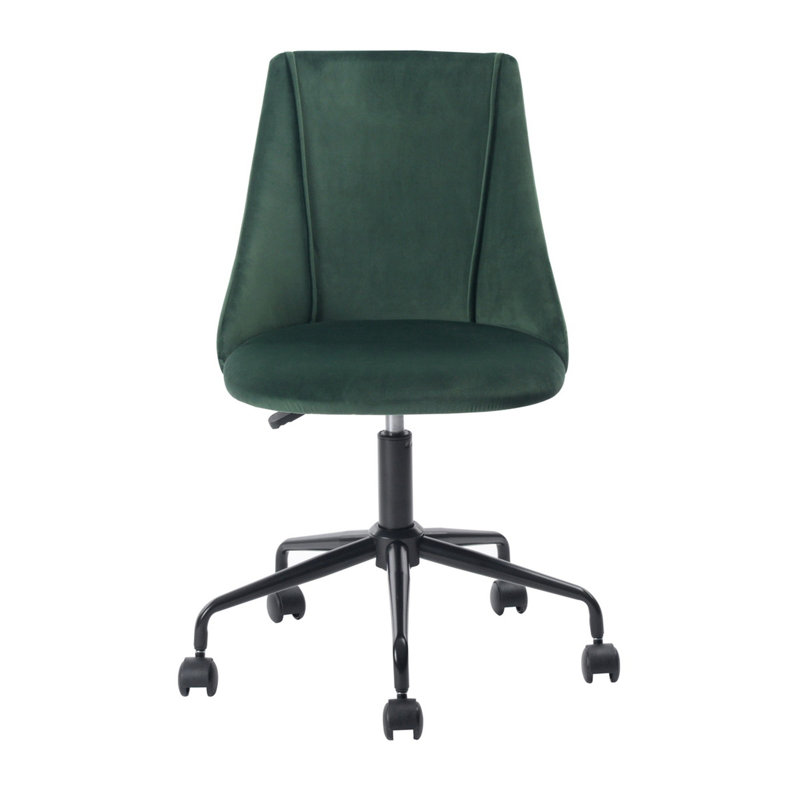 Mercer41 Velvet Upholstered Task Chair/ Home Office Chair | Wayfair
