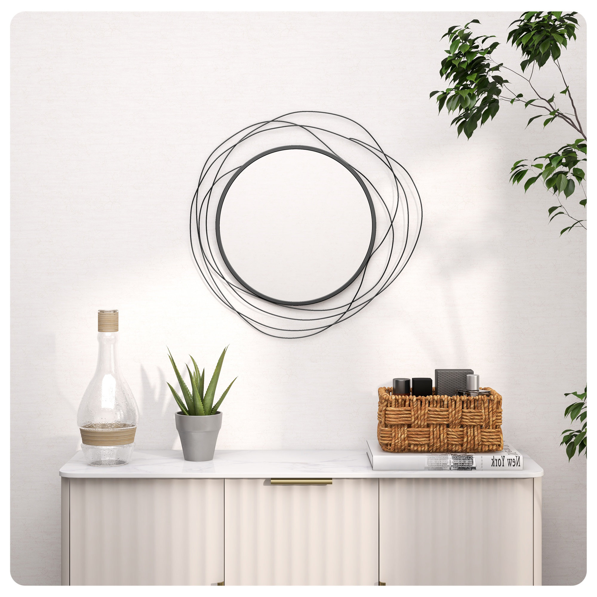 Mercer41 Modern Mirror | Wayfair