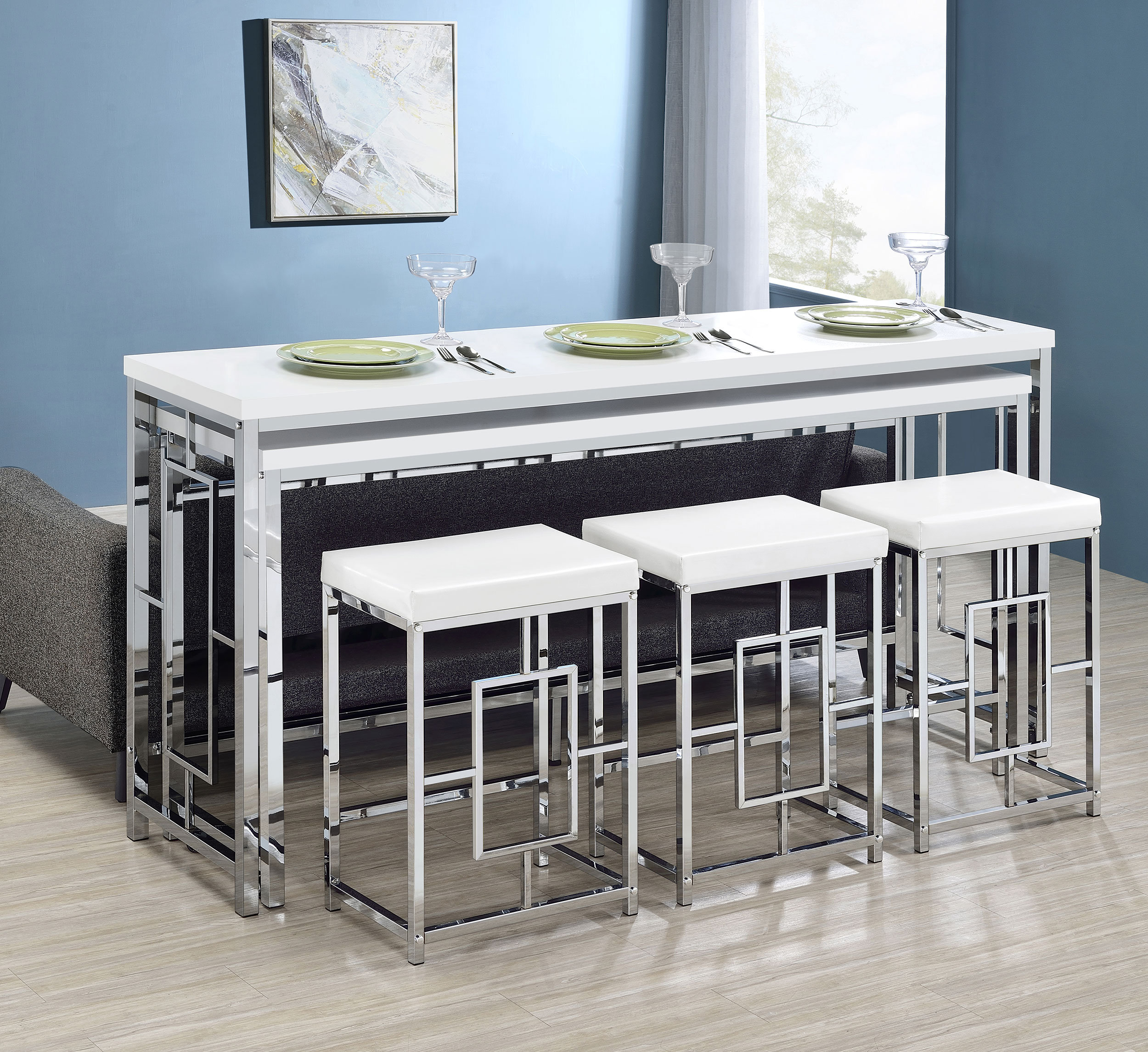 Ivy Bronx Timeless Elegance - Iacovelli 5-Piece Multipurpose Counter ...