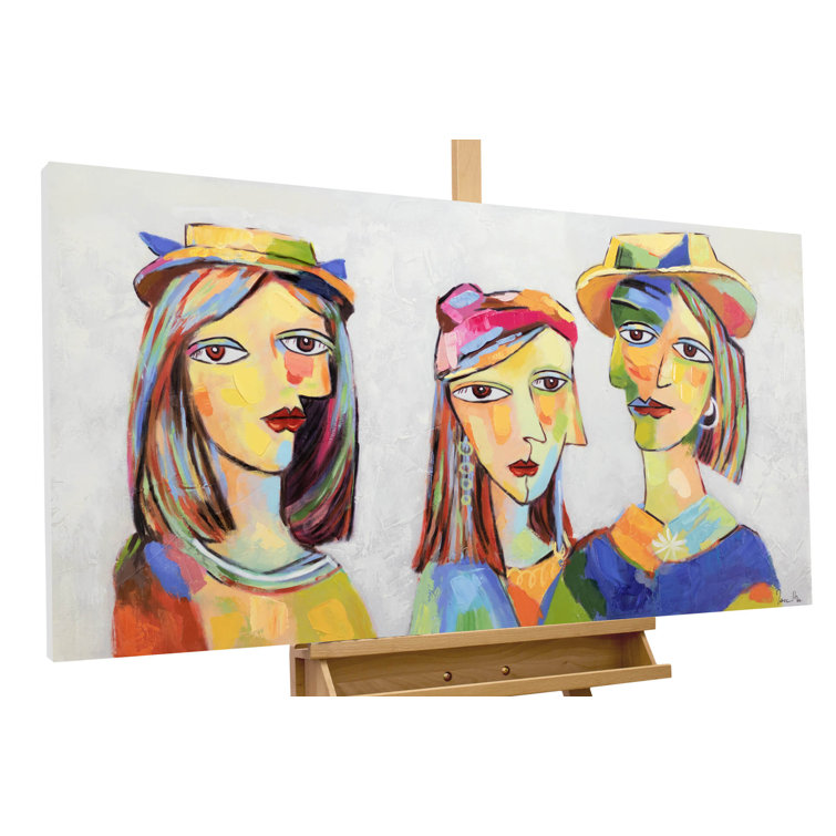 Mercer41 Picasso's Muses Hand Painted Acrylic Painting | Wayfair.co.uk