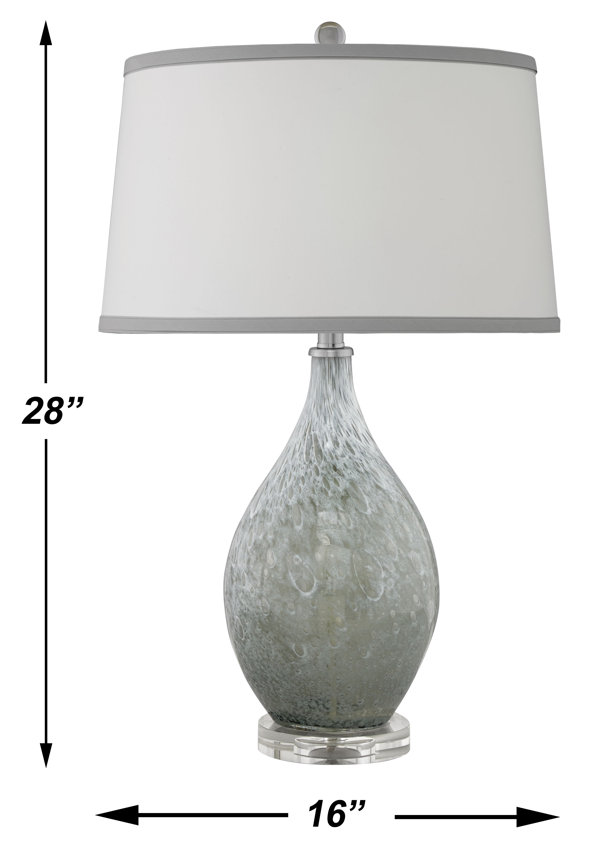 Medallion Lighting Ravenna Glass Table Lamp & Reviews | Wayfair