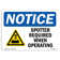 SignMission Notice - Spotter Required When Operating Sign | Wayfair