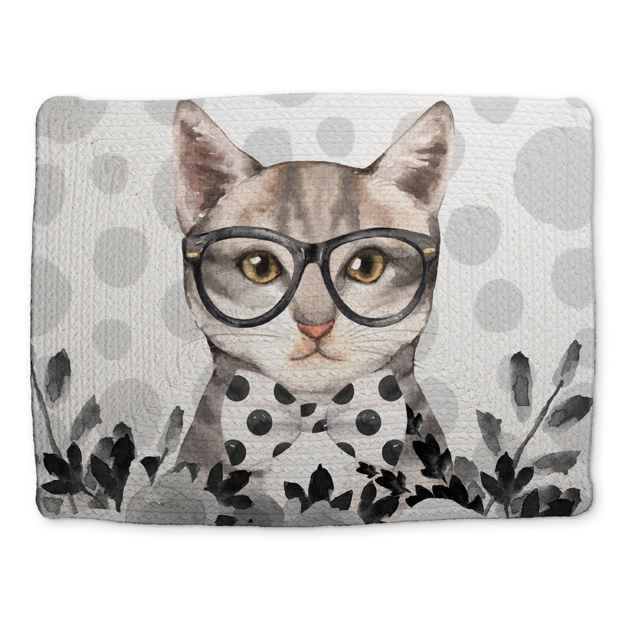 Begin Edition International Inc. Geek Cat Braided Polyester Placemat ...