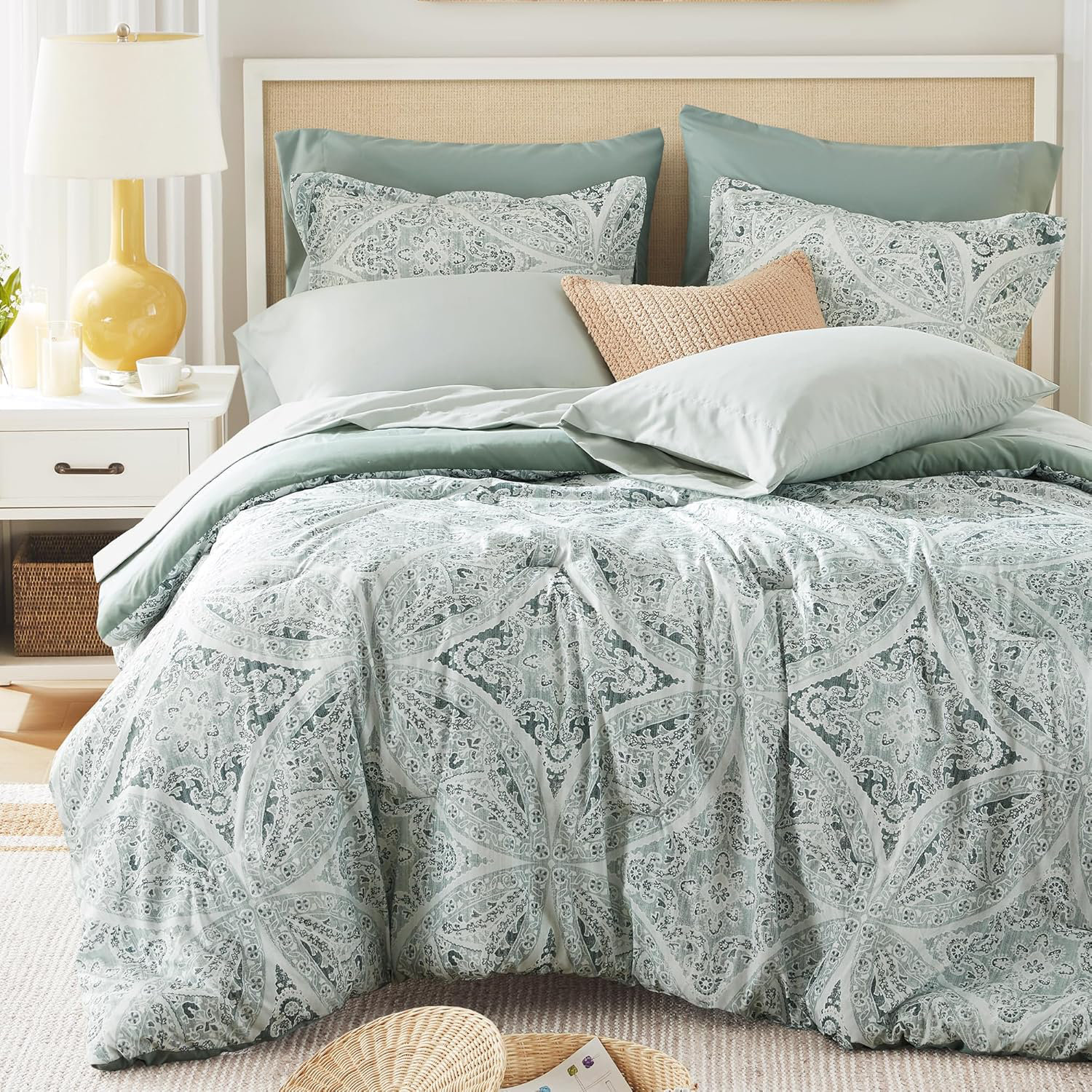 MODVAT Très grand ensemble d'édredon lit dans un sac 104 po x 90 po ...